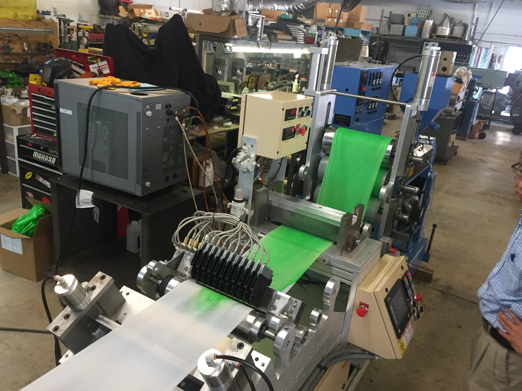 3 Roll Extrusion Sheet Stand - Lab – Automated Manufacturing Systems