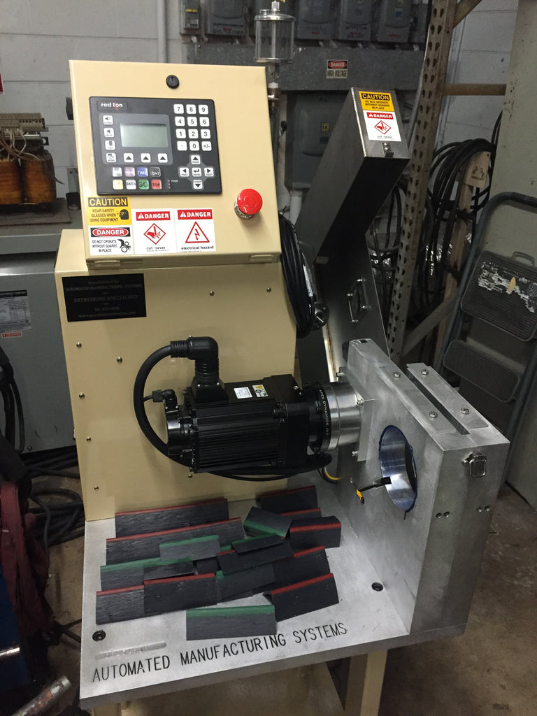 6" Servo Flyknife Cutter for Extrusion – Automated Manufacturing Systems