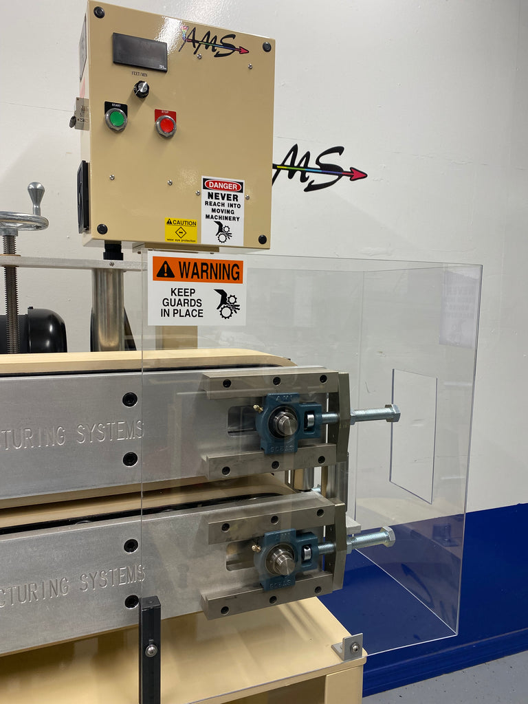 Clear Lexan Cover for AMS Puller Entrance – Automated Manufacturing Systems