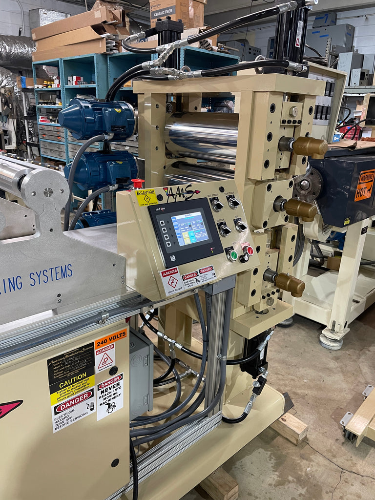3 Roll Extrusion Sheet Stand - Production – Automated Manufacturing Systems