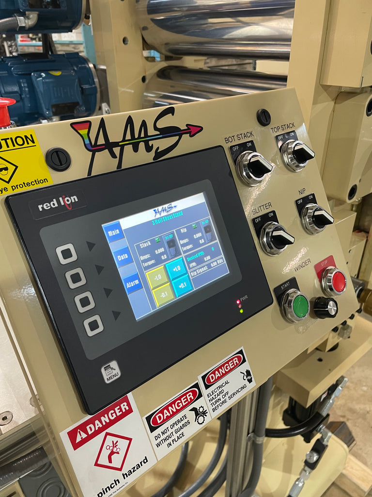 3 Roll Extrusion Sheet Stand - Production – Automated Manufacturing Systems