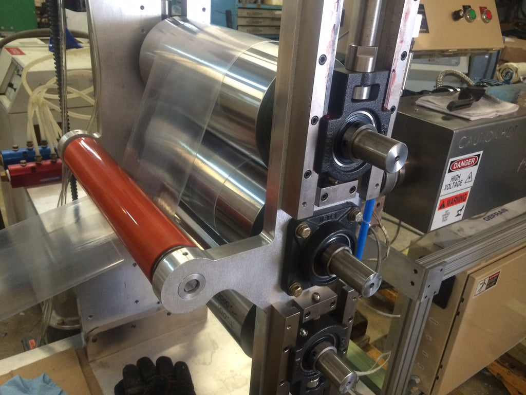 3 Roll Extrusion Sheet Stand - Lab – Automated Manufacturing Systems